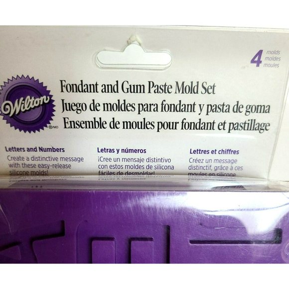 Wilton | Kitchen | Wilton Fondant Gum Paste Silicone Mold Upper Lower ...